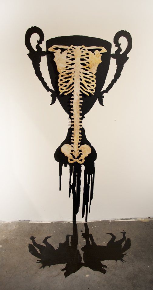 SKELETON TROPHY / MEDAL HEART | HILARY WHITE
